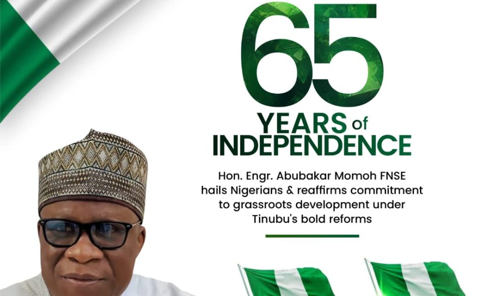 Minister Momoh Salutes Nigerians @65, Says Renewed Hope Reforms Are ...