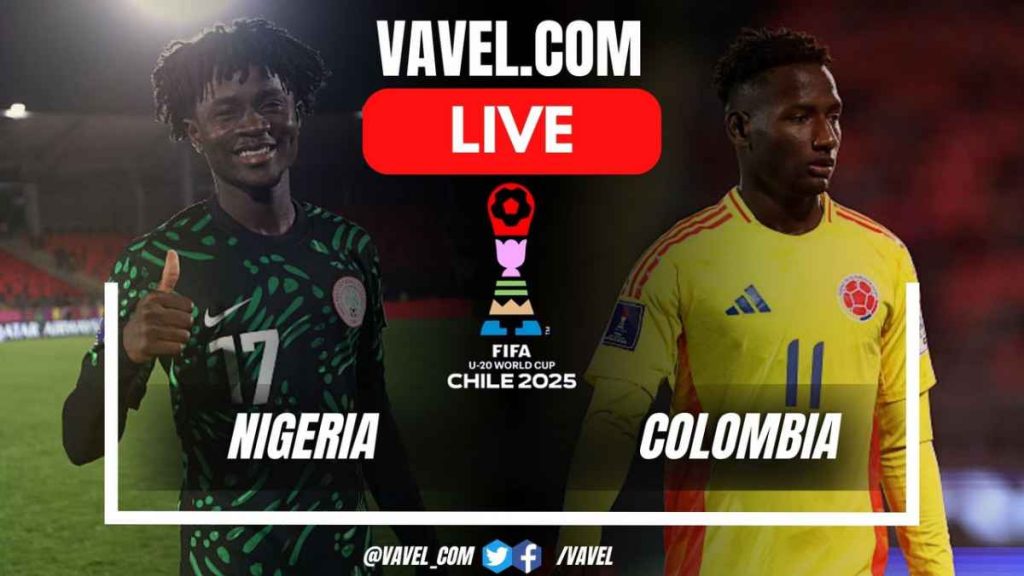 Nigeria Hold Colombia to Late 1-1 Draw, Advance to U-20 World Cup Round ...
