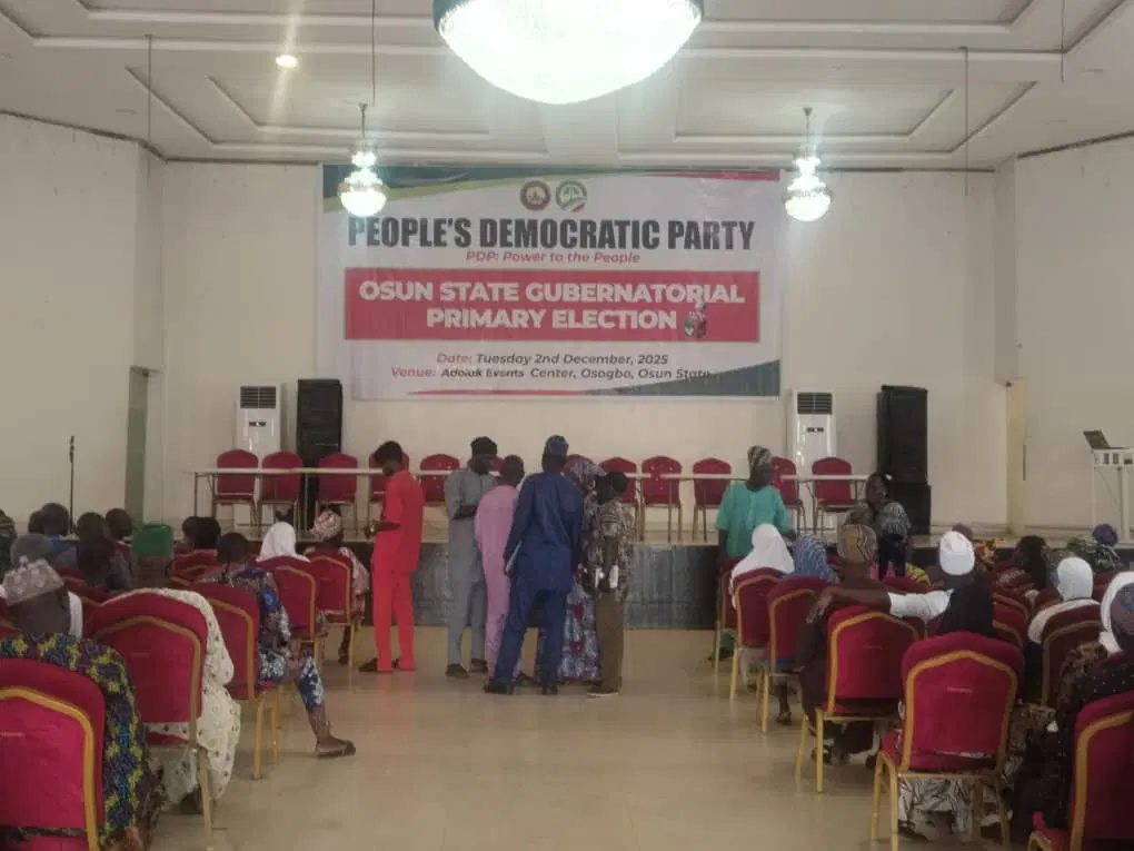 Drama In Osun: PDP Delegates Defy Confusion, Storm Venue For High ...