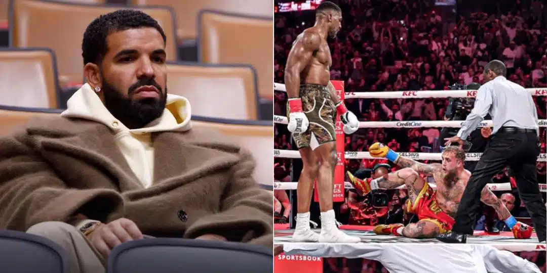 Drake Loses ₦296 Million After Jake Paul Fails To Stop Anthony Joshua ...
