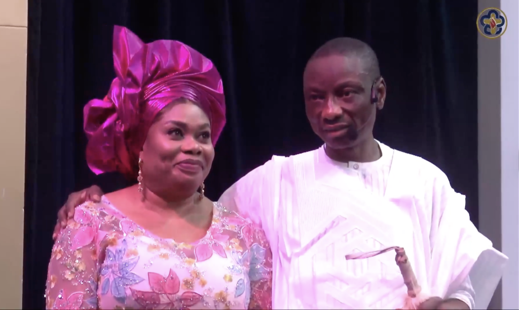 Bishop Dayo Olutayo Introduces New Wife In Church, Sparks Online Debate ...