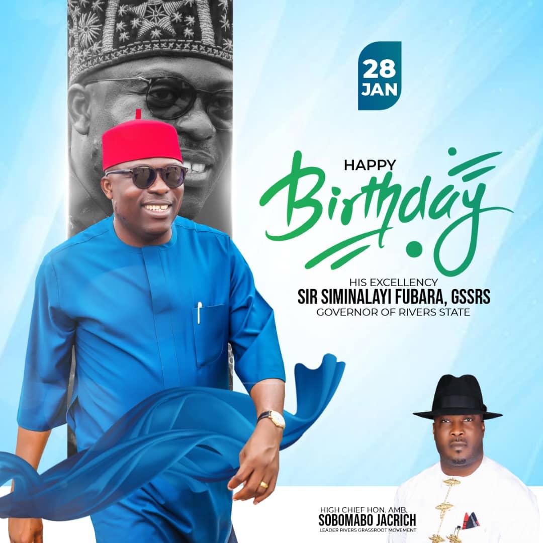 Rivers Grassroots Group Celebrates Fubara’s Birthday, Hails His ...